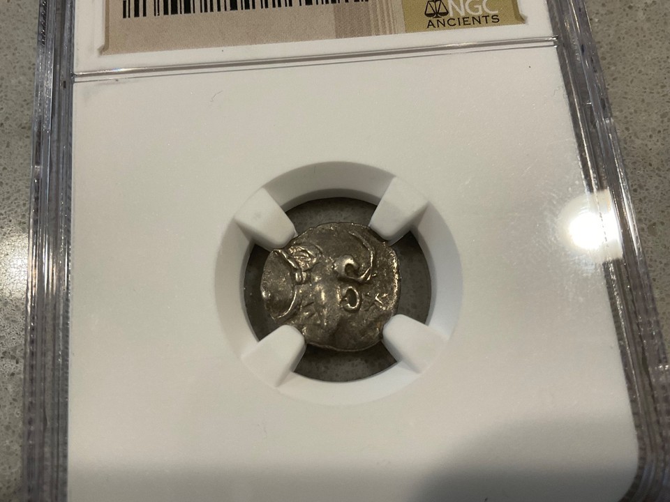 GAUL AEDUI Mid-1st Century BC AR Quinarius NGC | eBay
