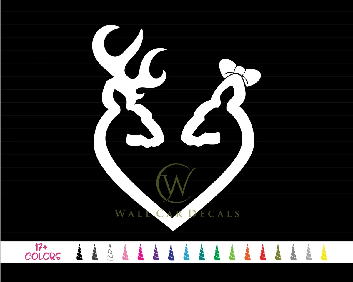 Buck And Doe Heart Love