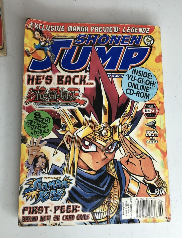 SHONEN JUMP MAGAZINES ANIME MANGA COMIC YEARS 2005 TO 2007 = SELECT ...