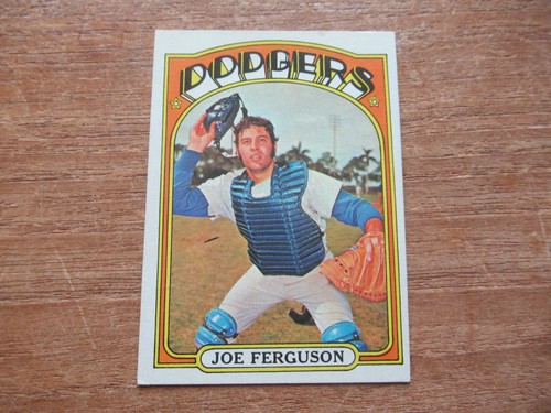 1972 TOPPS JOE FERGUSON #616 LOS ANGELES DODGERS HIGH GRADE NO CREASES ...