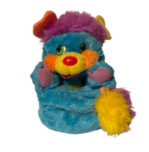 vintage 1986 Popples Stuffed Animal Plush Toy , Rare Plushies Blue ...