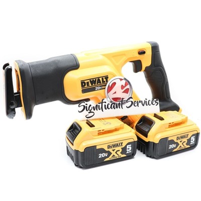 DeWALT DCS387B 20V MAX XR Li-Ion Compact Reciprocating Saw 5.0 Ah ...