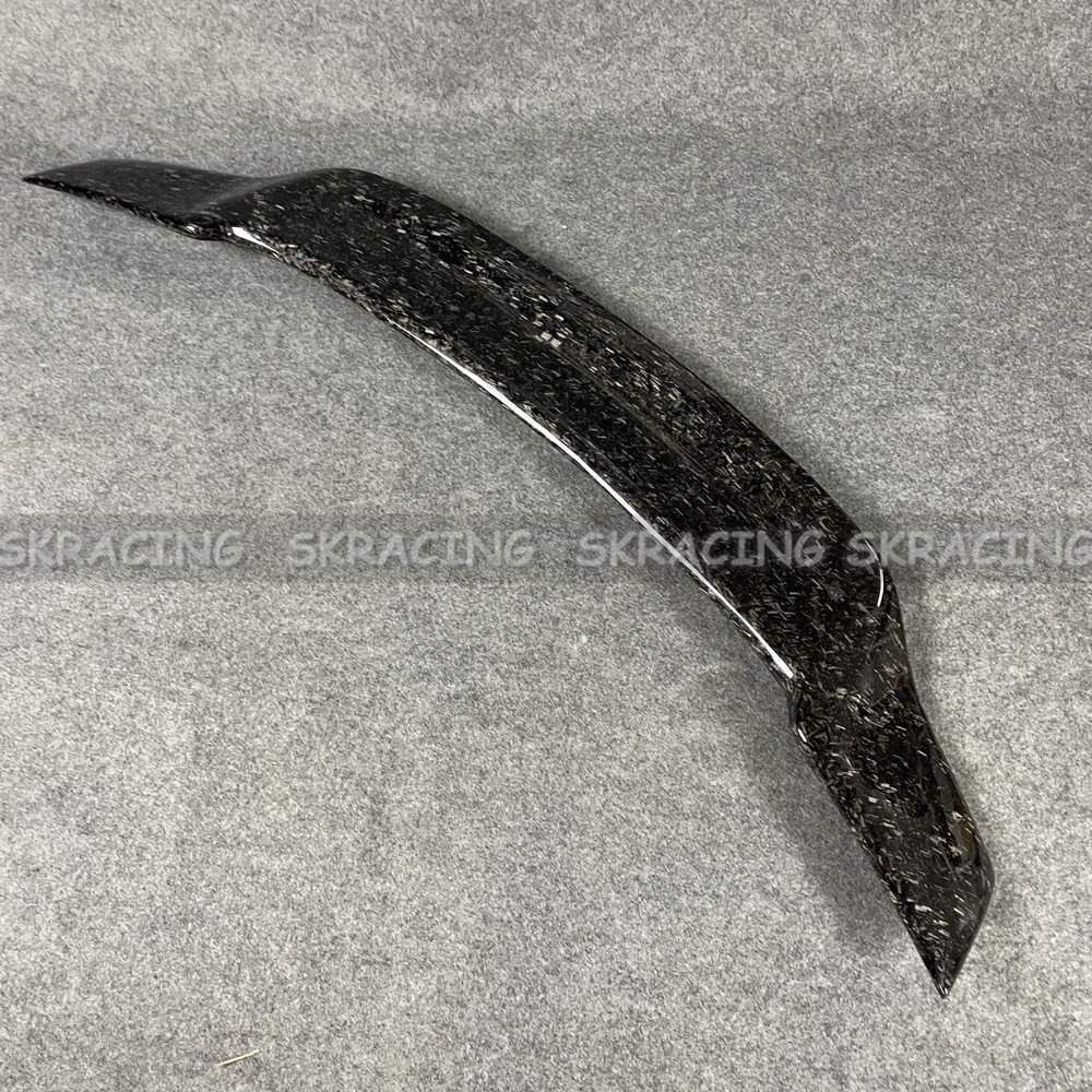 Forged CARBON FIBER DUCKBILL TRUNK SPOILER WING FOR 08-14 MERCEDES BENZ ...