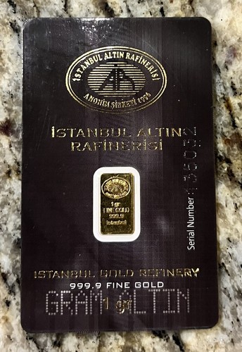 1 Gram Fine Gold / IAR-The Old Name of IGR - RARE 90’s “ISTANBUL ALTIN ...