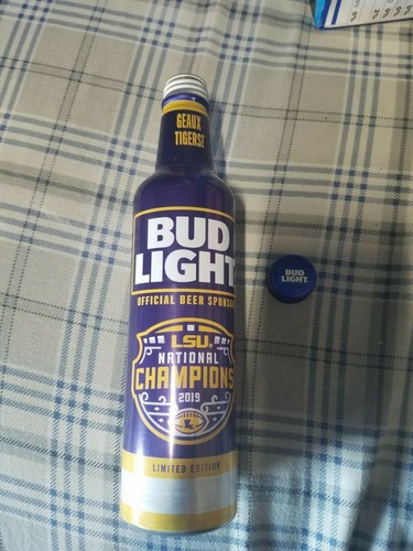 2020 Bud Light Limited Edition LSU 2019 National Championship aluminum ...