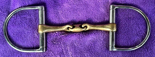 *HERM SPRENGER KK FRENCH D RING AURIGAN SNAFFLE 4 3/4" INCH HUNTER ...