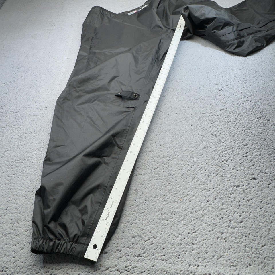 Joe Rocket Pants Mens XL Black Motorcycle Rain Overpants Riding Gear | eBay