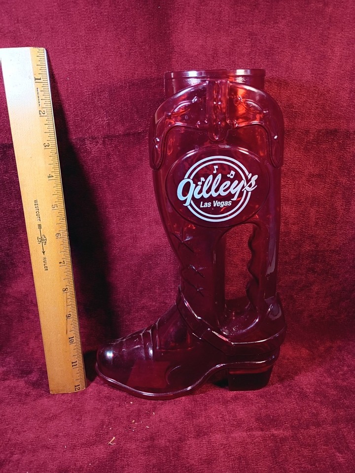 Vintage 80's Gilly's Las Vegas plastic cowboy boot mug | eBay