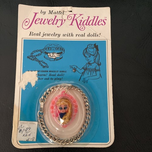 Vintage Liddle Kiddles Jewelry Heart Shaped Bracelet Little Doll Locket ...