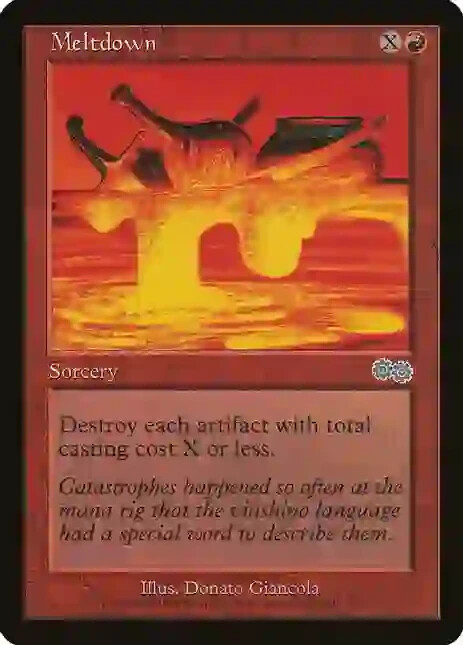 Meltdown Urza's Saga Light Play MTG Magic DNA GAMES | eBay