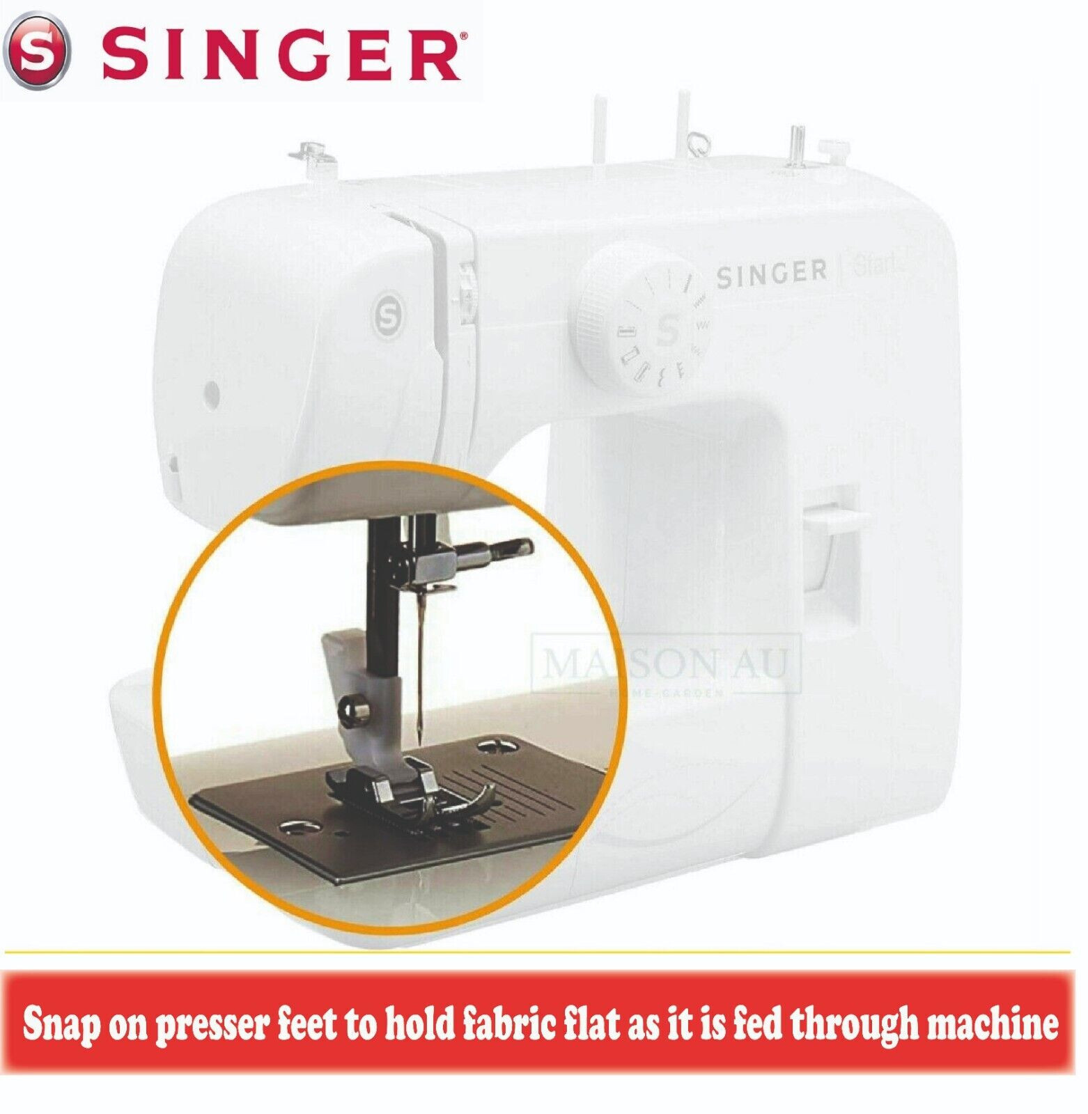 Singer Sewing Machine with 12 Stitches Functions 6 Stitches LED Light ...