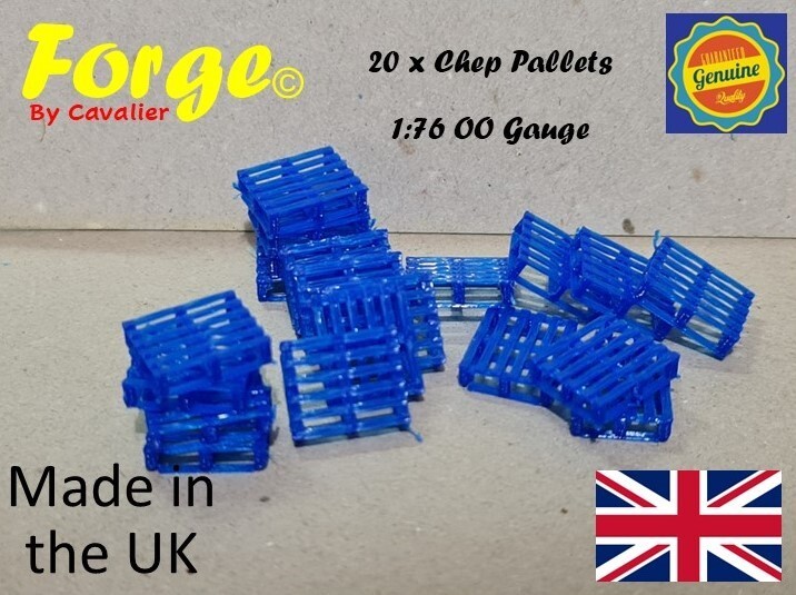 New Chep Blue Pallets OO Gauge 1:76 Scale | Grelly UK