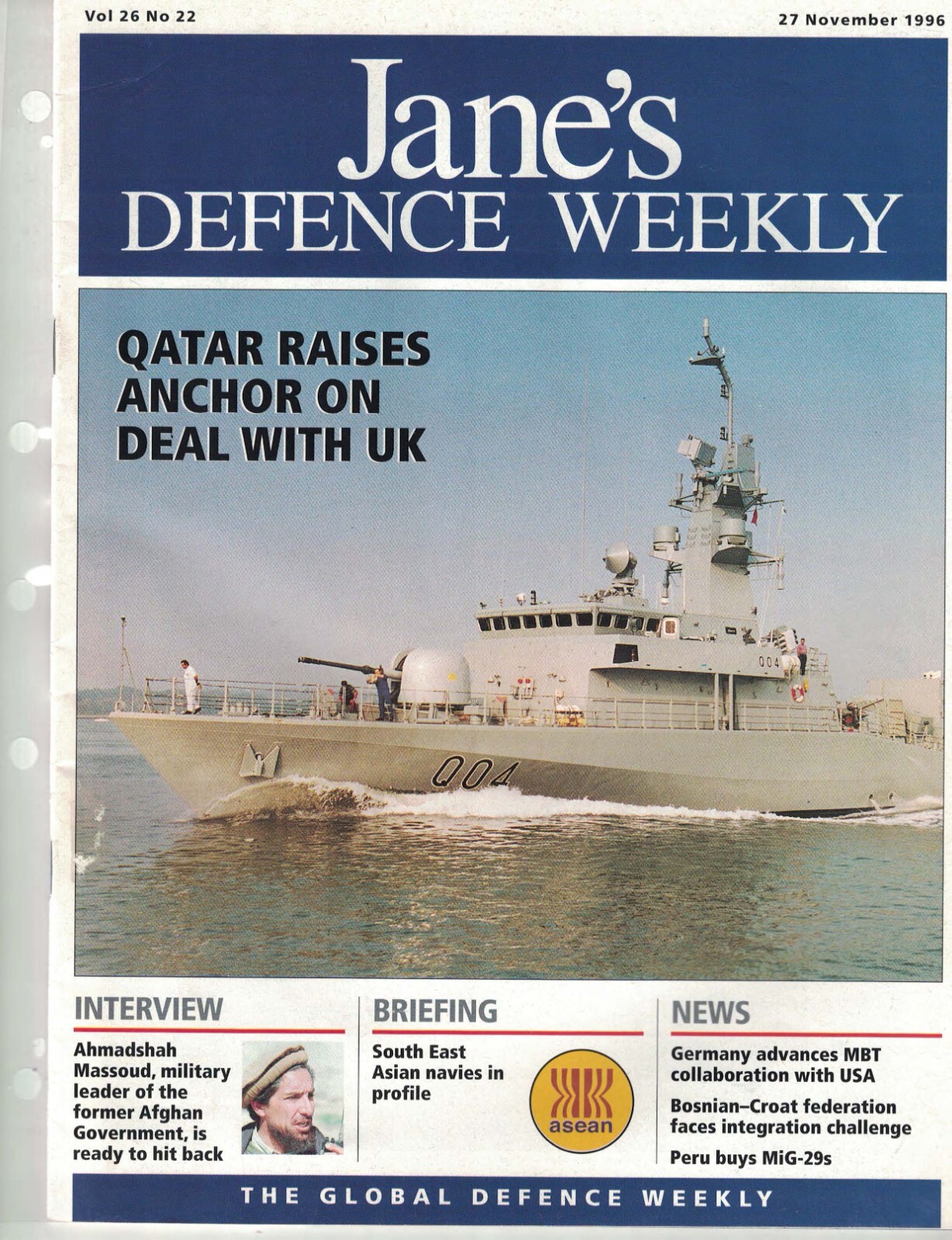 JDW - Jane's Defence Weekly Magazine (27 NOVEMBER 1996) | eBay