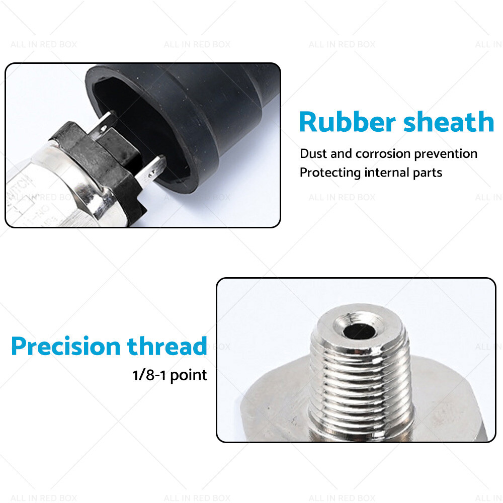 Adustale Air Pressure Switch 12V 15 -140 psi Compressor Air Locker Diff ...