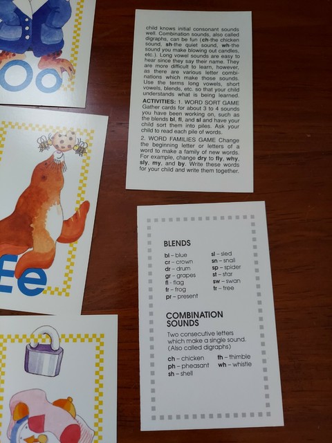 School Zone Flash Cards Phonics Made Easy Subtraction 0-12 for sale ...