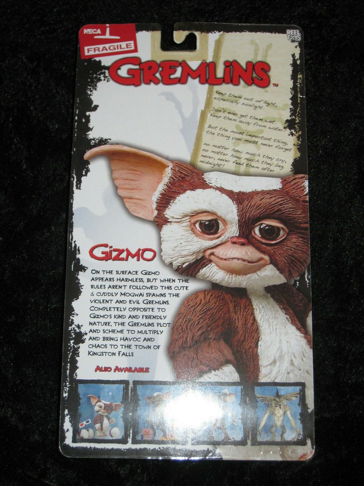 NECA GREMLINS Gizmo 4 Inch Action Figure Reel Toys Sealed | eBay
