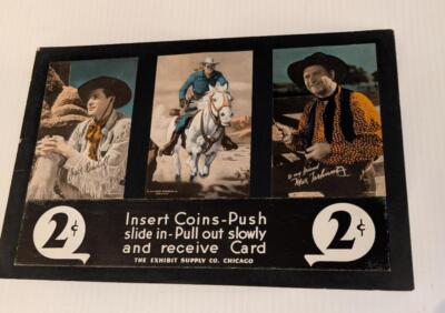 Western Arcade Sign 1950's? Lone Ranger and Jack Randall | eBay