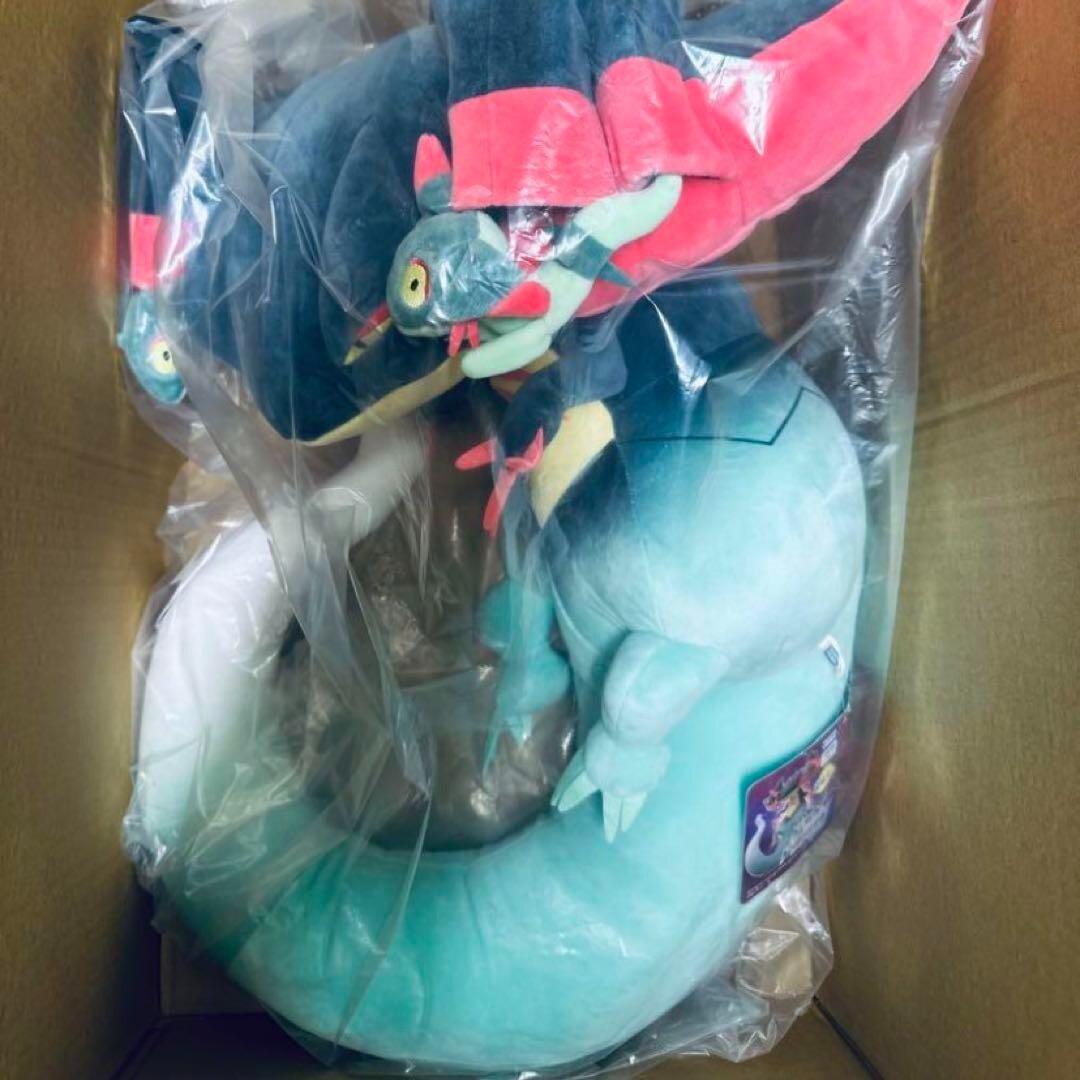 Jumbo Dragapult Plush Toy Stufffed Doll with Dreepy Pokemon Goods ...