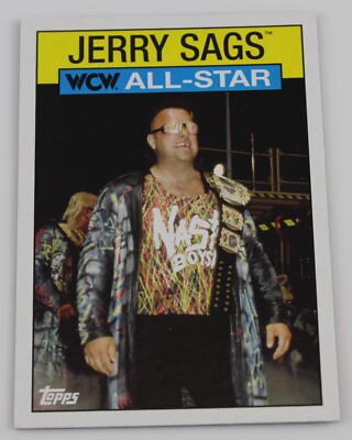 Jerry Sags WWE Wrestling Trading Card Topps Raw Smackdown WCW #39 Nasty ...