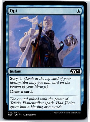 Magic the Gathering Opt Core Set 2021 M21 x1 MTG Free Shipping! | eBay