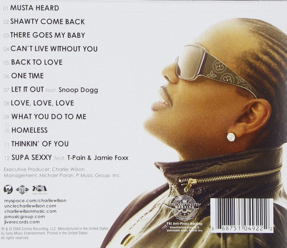Charlie Wilson Uncle Charlie (CD) 888751049222 | eBay