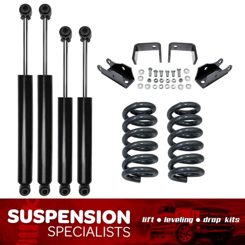 3"/5" Rear Drop Lowering Kit w/ Shocks For 1973-1987 Chevy C10 Short ...