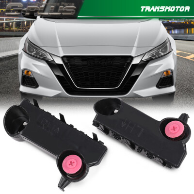 Fit For 2019-2021 Nissan Altima 1Pair Front Bumper Brackets Retainers ...