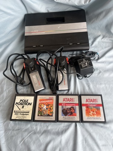 Atari 7800 Console Pro System w/2 OEM Controllers, Power Supply ...