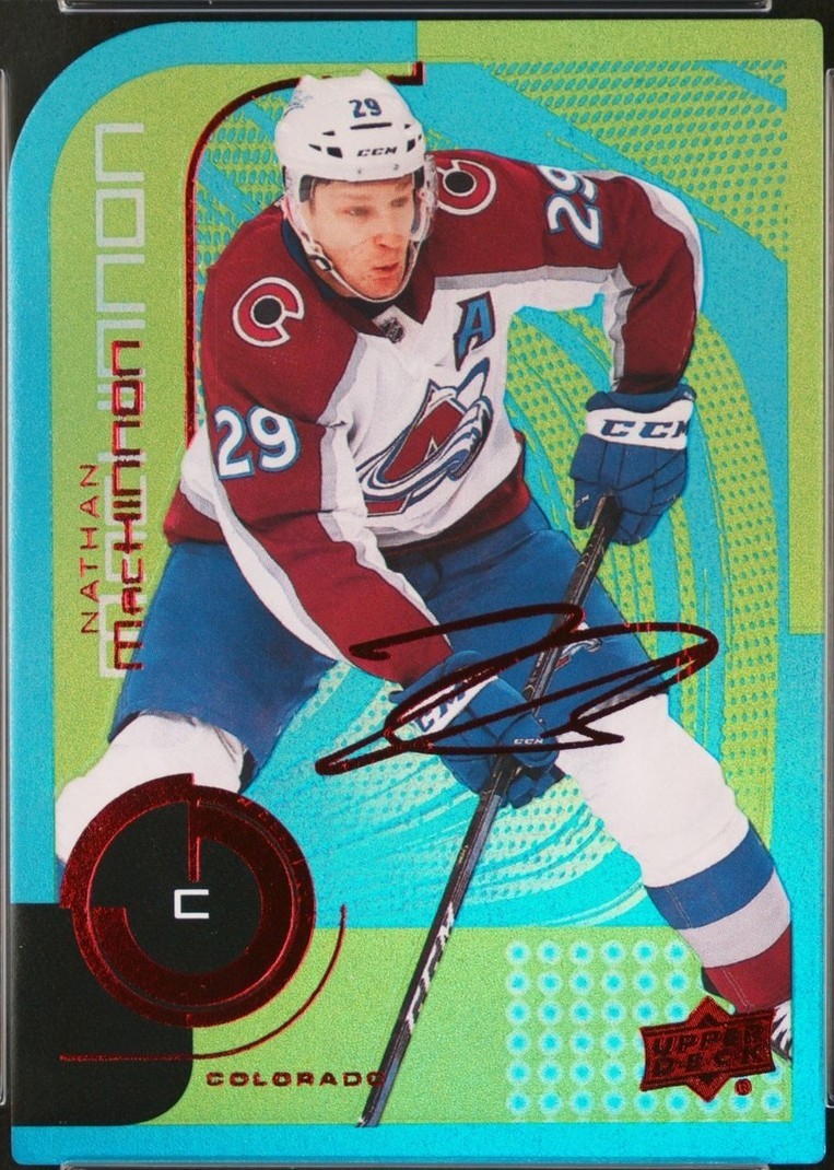 2022-23 Upper Deck MVP - Colors and Contours Nathan MacKinnon #90 Green ...