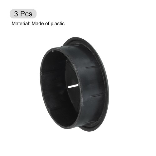 3pcs Cable Hose Snap Bushing Grommet Protector 60mm Mount Dia Black ...