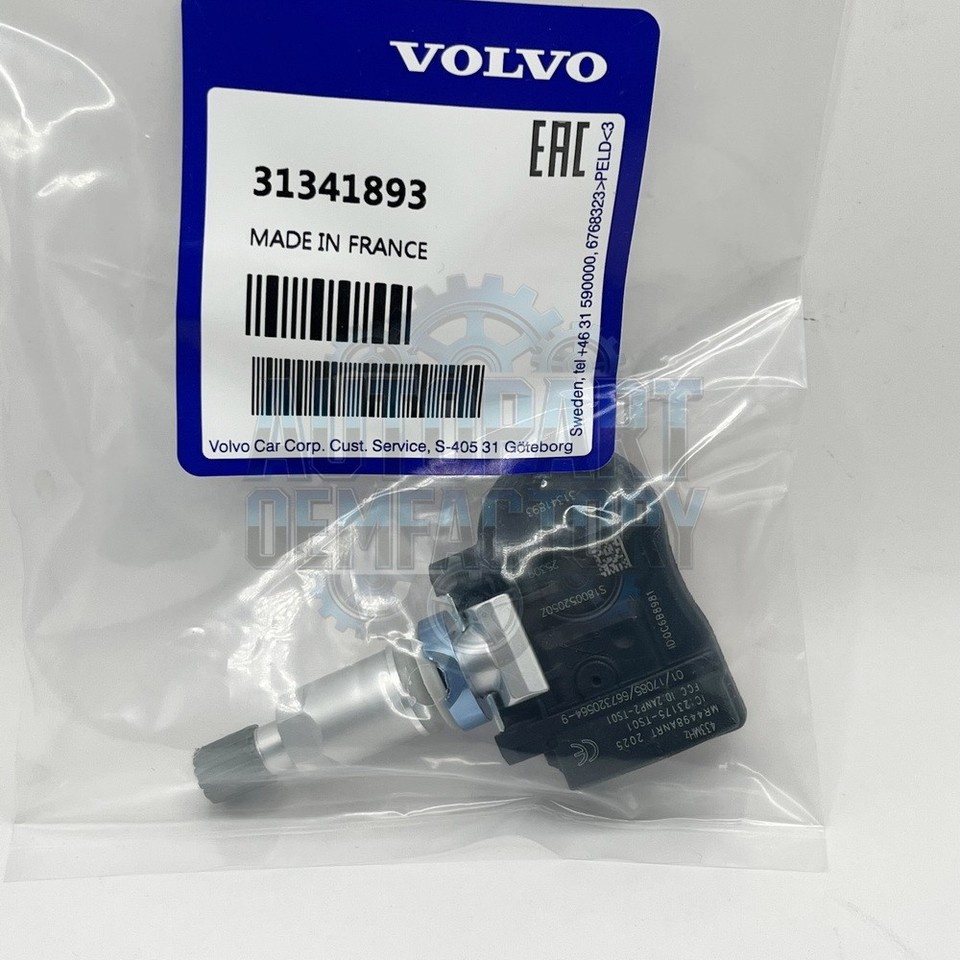 4Pcs New 31341893 TPMS Tire Pressure Sensors for Volvo XC70 C30 S60 V50 ...