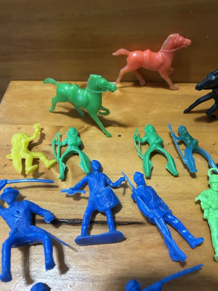 Vintage Marx, Tim Mee, Others Civil War, Western, Soldier Lot Of 30 ...