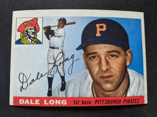 1955 Topps Baseball Card # 127 Dale Long RC - Pittsburgh Pirates (VG ...