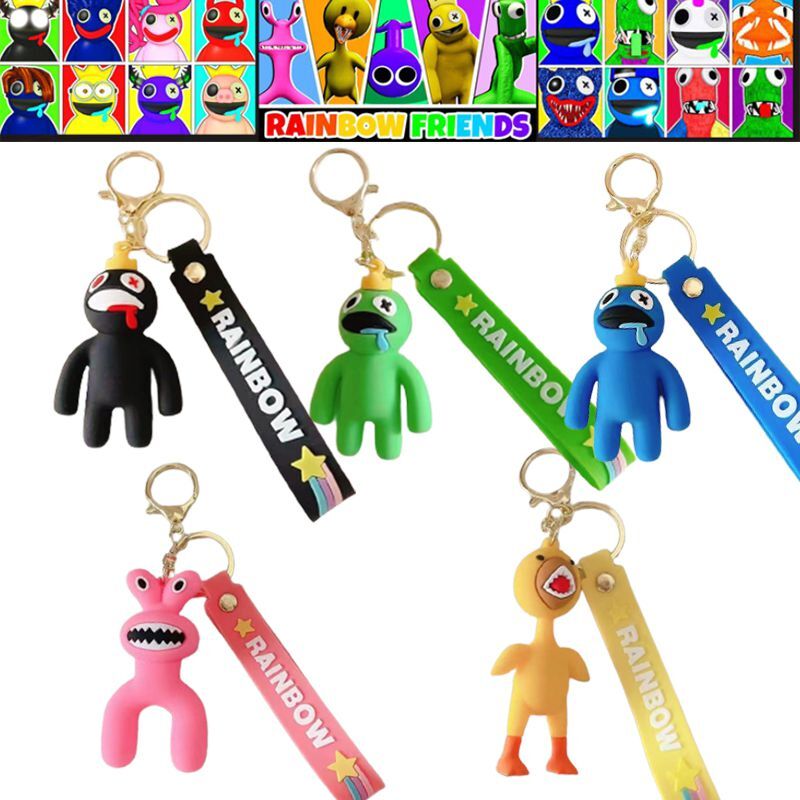 Roblox Rainbow Friends Keyring – Fun Cartoon Pendant Kids Xmas Gift | eBay