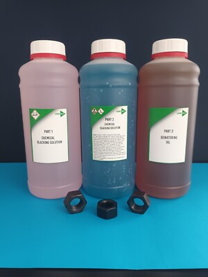 Chemical Blacking Kit 250ml - corrosion resistant black oxide finish ...