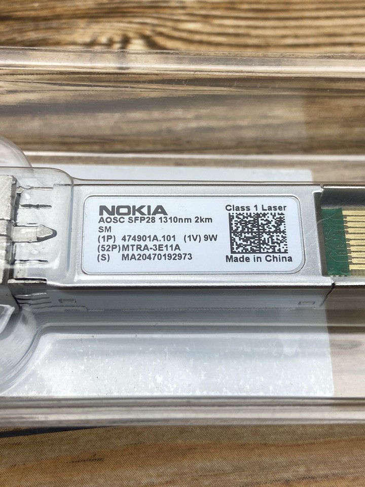 Nokia AOSC SFP28 474901A.101 25G IR 2km 1310nm M I-TEMP RS | eBay