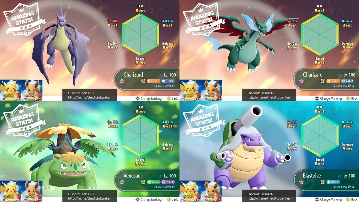 Mega Starters Pokemon