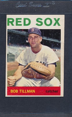 1964 Topps #112 Bob Tillman Red Sox EX *7315 | eBay