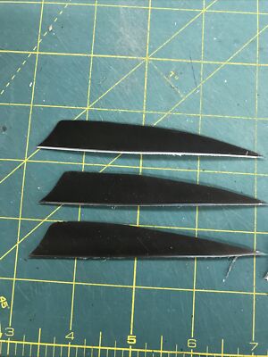 4 Inch Shield Right Wing Goose Feather Fletching 25 Pk 🇺🇸 | eBay