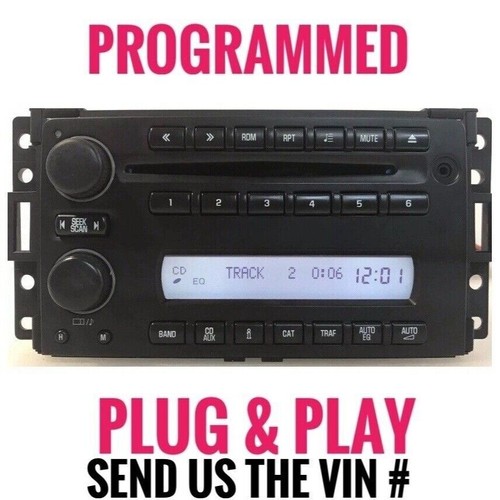 UNLOCKED 08-09 Chevrolet Uplander Radio AM FM CD Player w Aux 15878234 ...