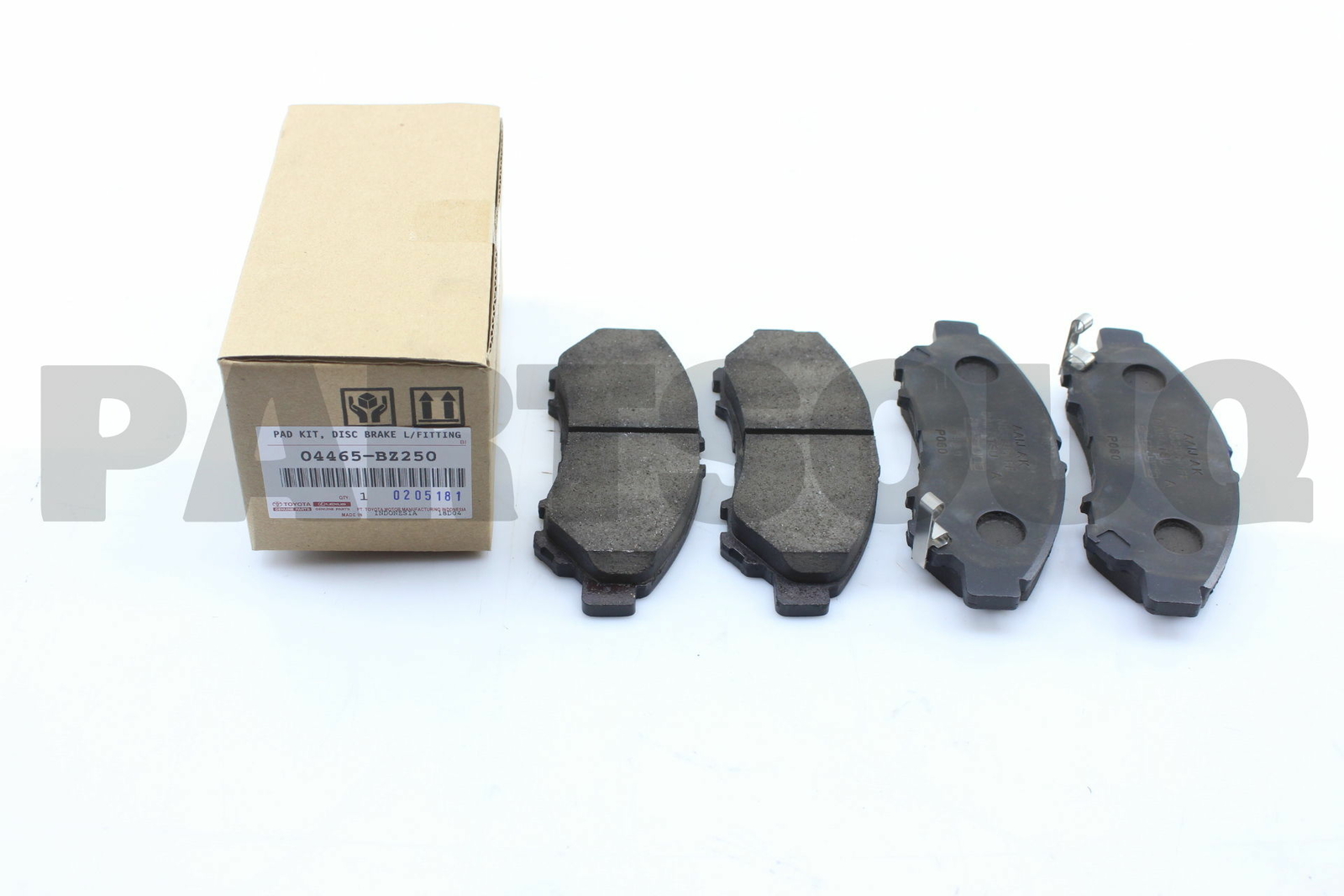 04465BZ250 Genuine Toyota PAD KIT DISC BRAKE 04465-BZ250 | eBay