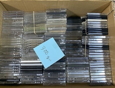 Minidisc Empty Case 100pcs Set MD Made in Japan Mini disc Disk Cases ...