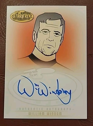 Star Trek TOS Art Image - Autograph Card Of William Windom A23 | eBay
