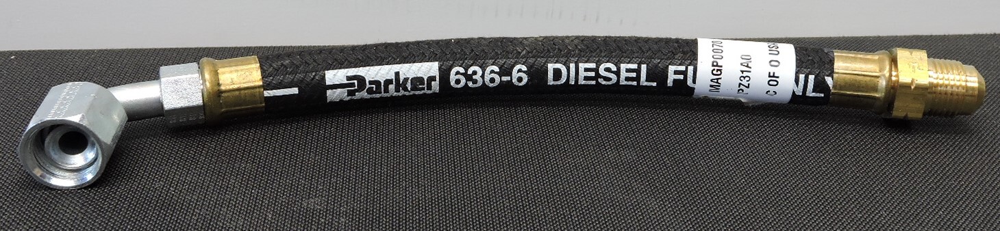 Detroit Diesel MAGP0070 Hose Assy Parker 636-6 PZ01B0 Diesel Fuel 300 ...