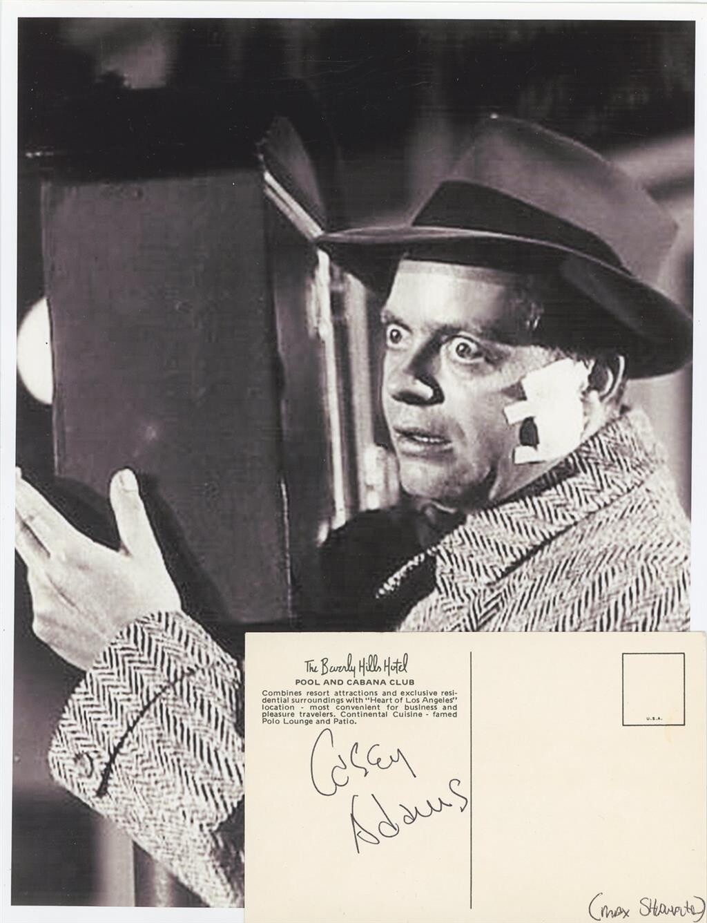 Casey Adams (Max Showalter)- Signed Postcard | eBay