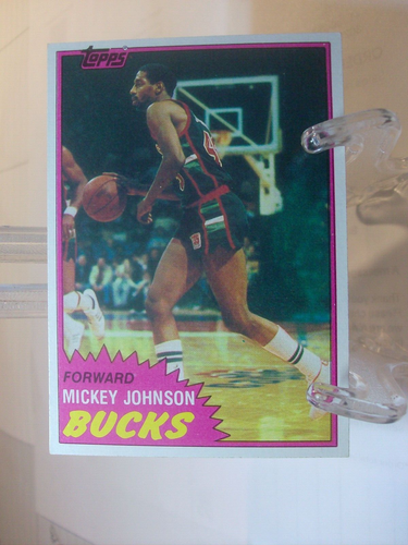 1981-82 Topps Basketball #MW98 - Mickey Johnson - Milwaukee Bucks ...