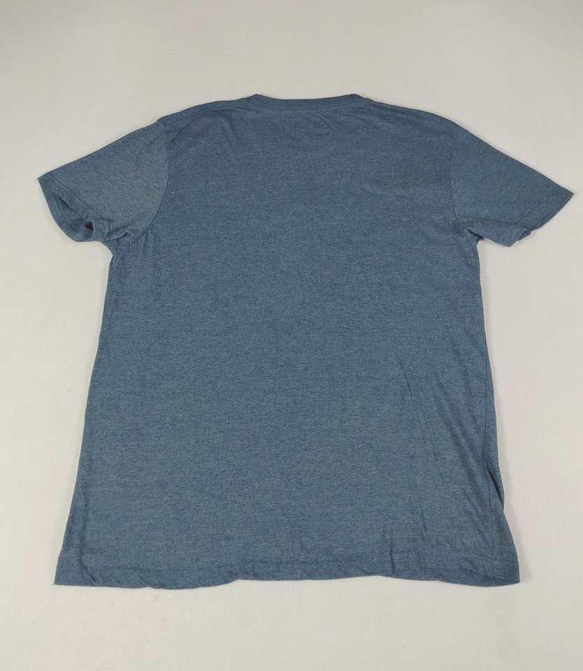 Crazy Dog T Shirt Men's XL Blue White Print Short Sleeve Funcle ...