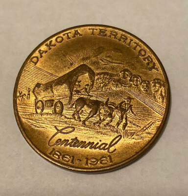 1861-1961 Good for 50c in Trade Dakota Territory Centennial Coin F15 | eBay