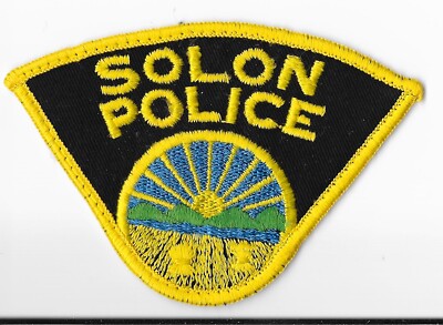 Solon Police Department, Ohio Shoulder Patch V1 | eBay