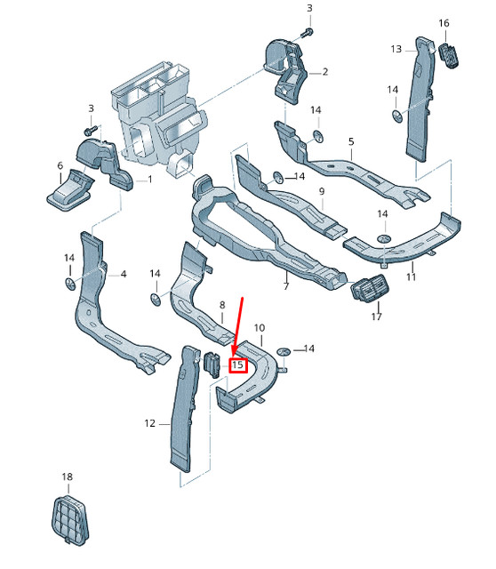Original Audi A6 4F Luftausströmer Ausströmer 4F0 819 383 A 6PS ...